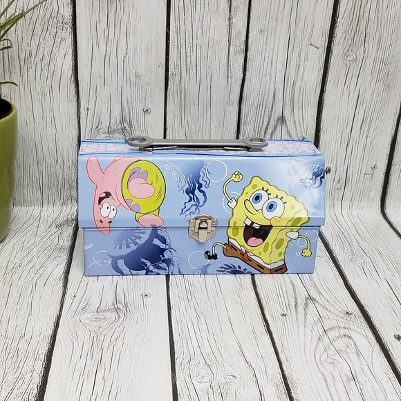 Nickelodeon | Other | Metal Spongebob Square Pants Cartoon Toolbox ...